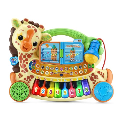 VTech Zoo Jamz Giraffe Piano Toy Musical Instruments Baby and Toddler ...