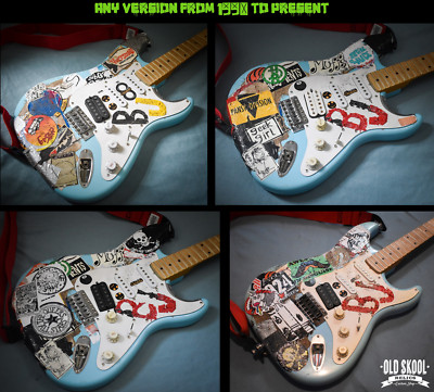 Made To Order Squier Billie Joe Armstrong Blue Replica with Seymour ...