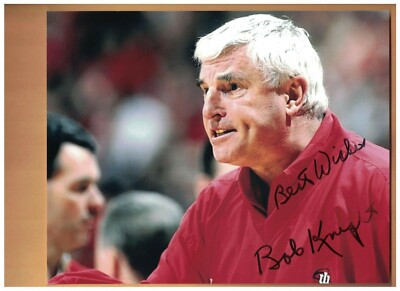 Bobby Knight 8X10 AUTOGRAPHED PHOTO SIGNED INDIANA HOOSIERS | eBay