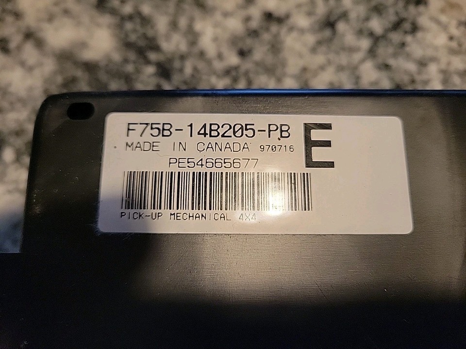 97 98 Ford F-150 Multifunction GEM Module BODY BCM F75b14b205pb F75B ...