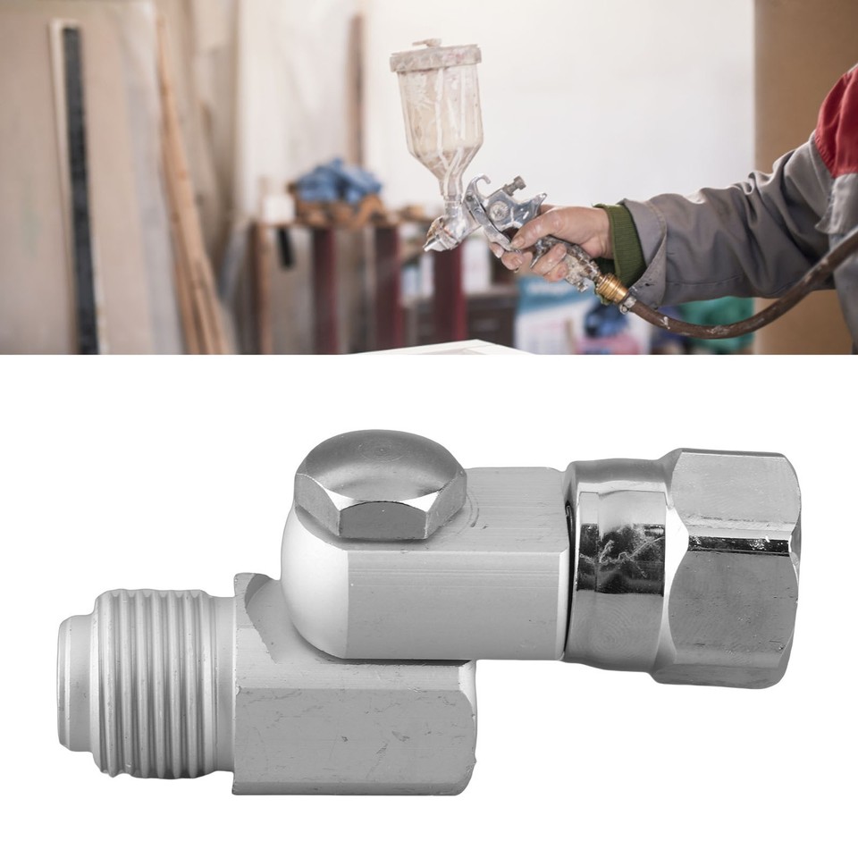 Airless Paint Spray Gun Swivel Joint 7/8in Thread 360°Rotation For ...
