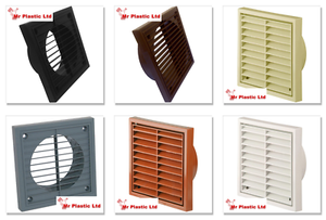 Manrose 100mm Ventilation Fixed Wall Grille Vent in Various Colours ...