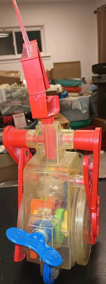 Vintage MR. MACHINE Robot Toy Ideal Toy Co. 1977 Walk n Whistle 17 ...