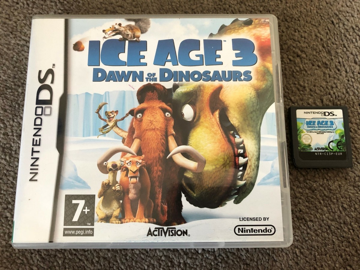 NINTENDO DS GAME ICE AGE 3 DAWN OF THE DINOSAURS