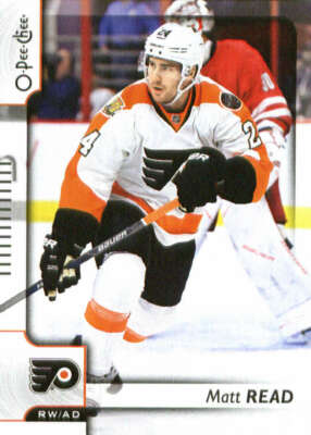 2017-18 O-Pee-Chee #474 Matt Read Philadelphia Flyers | eBay