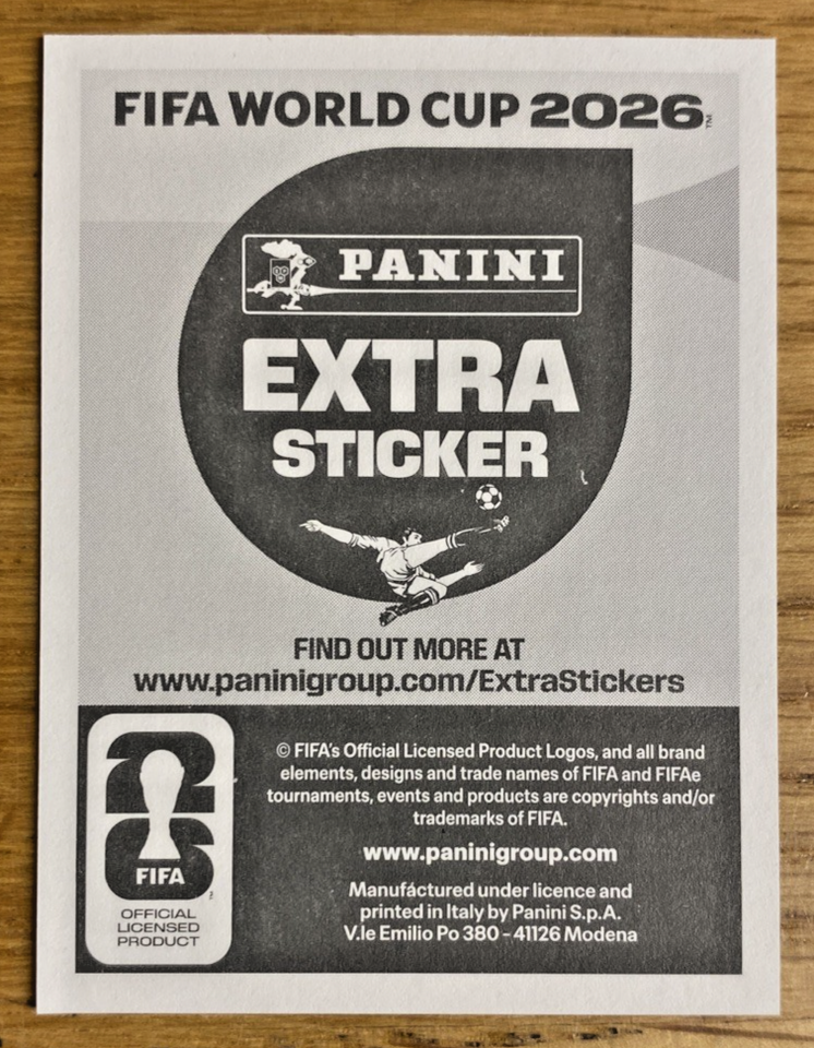 Panini Fifa World Cup Sticker Collection 2026 CRISTIANO RONALDO Extra ...