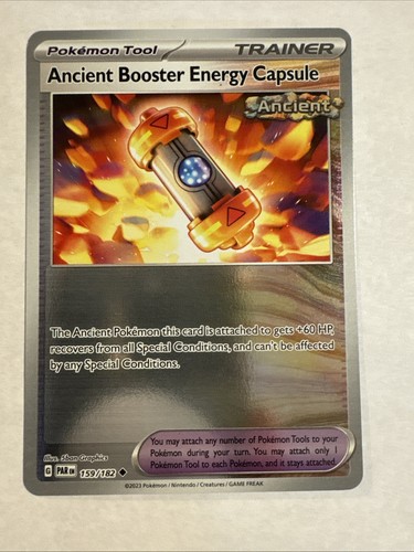 Pokemon Ancient Booster Energy Capsule (159/281) Paradox Rift LP ...