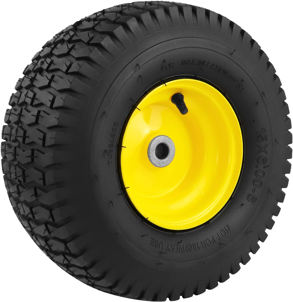 2 Mower Front Tires 15x6-6 for Cub Cadet XT1 LT50 LT46 Super LT-1550 ...
