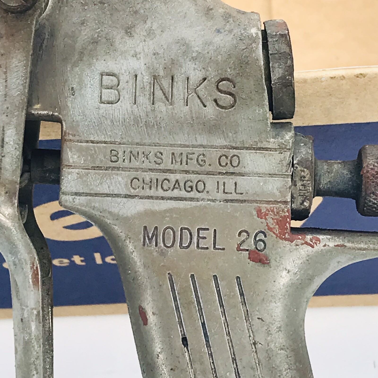 Binks Model 26 Hand Held Automotive Paint Spray Gun 77p Nozzle Very ...