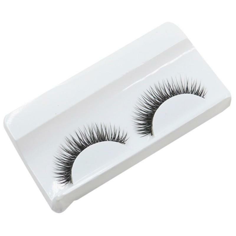 Natural Beauty False Eyelashes Wispy Cross Fluffy Extension Toiletry ...