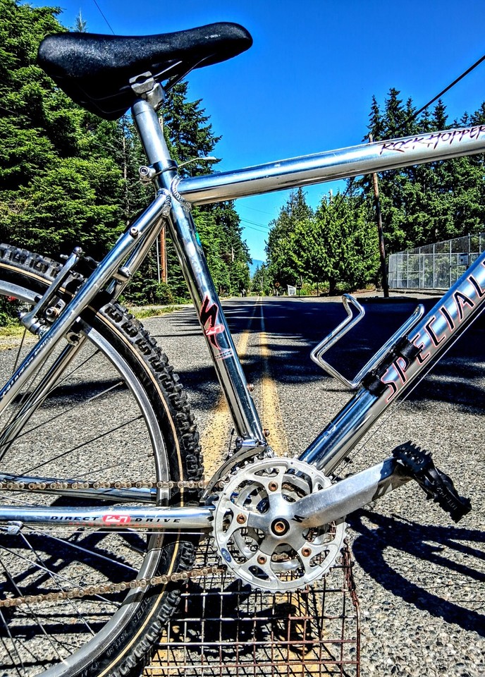 Old School A1 Specialized Rockhopper FS Comp Polished Alluminum ...