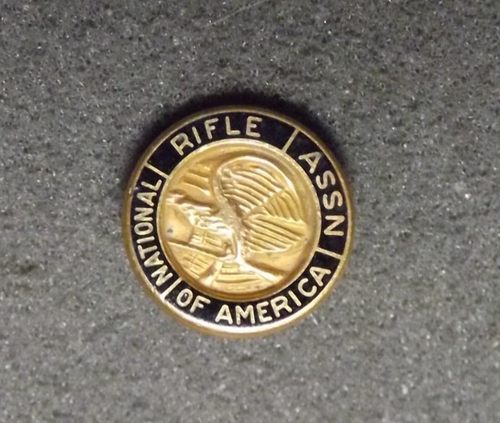 NRA National Rifle Association Membership Screw Back Lapel Pin 1/20 10K ...