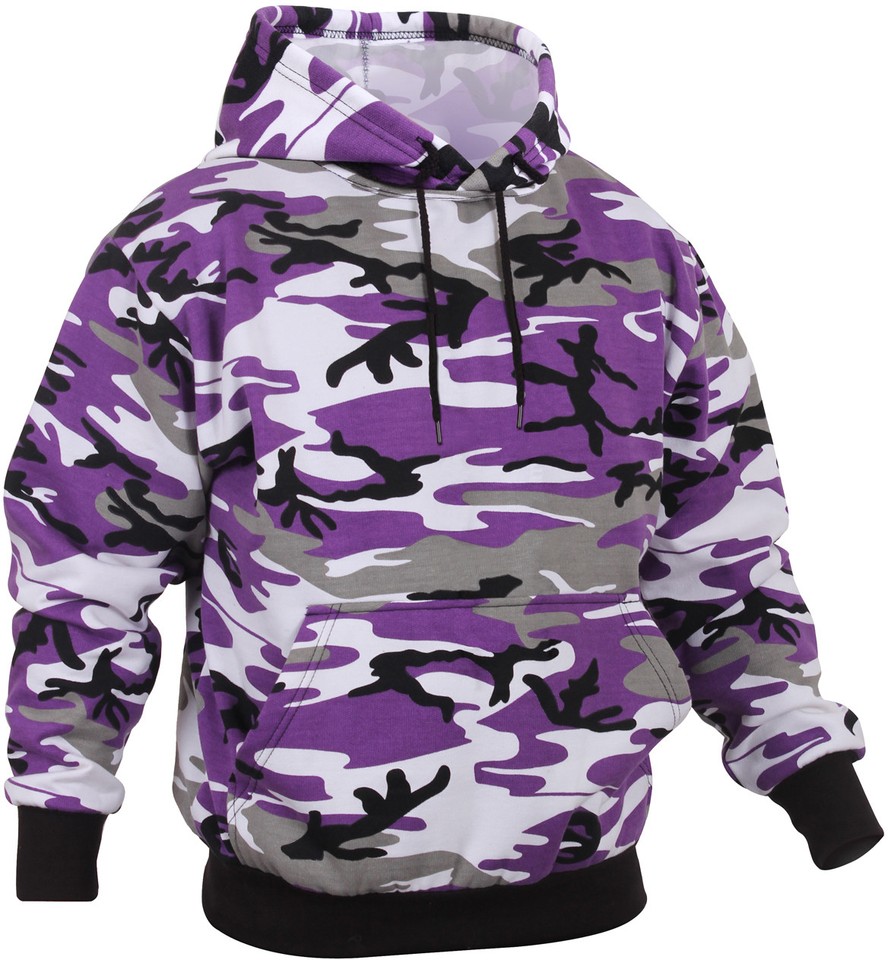 Camo Hoodie Pullover Hooded Sweatshirt Army Military Camouflage ...
