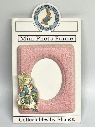 Peter Rabbit Small Pink Photo Frame Beatrix Potter Vintage | eBay