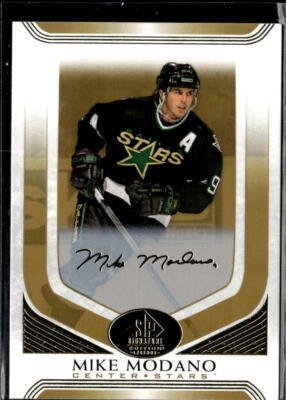 2020-21 SP Signature Edition Legends #322 Mike Modano Gold Foil | eBay