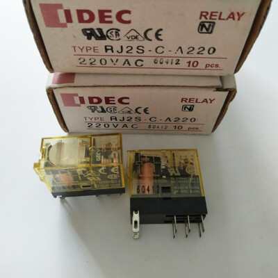 2PCS IDEC RJ2S-C-A220 220VAC Power Relay 8Pin 8A 250VAC | eBay