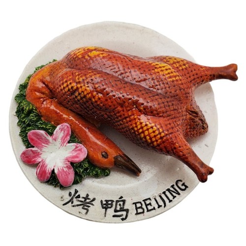 Peking Duck Chinese Food Magnet Refrigerator Travel Tourist Souvenir ...