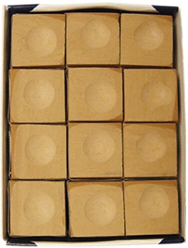Silver Cup Burgandy Pool Billiard Cue Chalk (12 Pack) for sale online ...