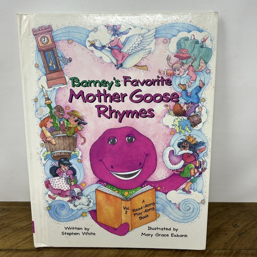 Barney's Favorite Mother Goose Rhymes Vol 2 Book Vintage 1993 Hardcover ...