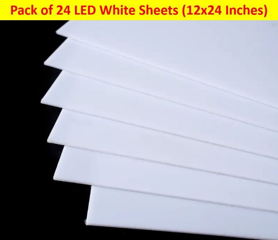 3mm LED Light Diffuser Acrylic Sheet for Lighting, Sign Board, DIY ...