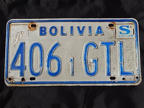 BOLIVIA - MILITARY from BOLIVIAN ARMY Car License plate RARE | eBay