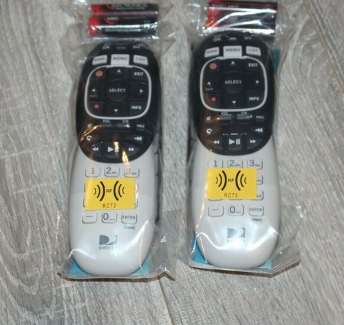DIRECTV RC73 REMOTE CONTROLS / LOT OF 2 / IR/RF HR44/HR54 GENIE ...