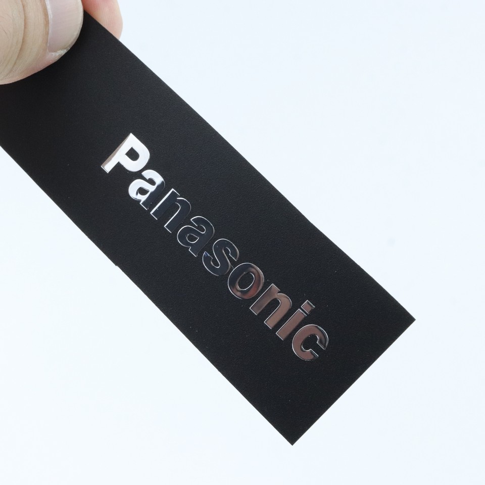 Panasonic Metal stickers logo Badge Sticker Decal 61mm(2.4")X9mm(0.35 ...