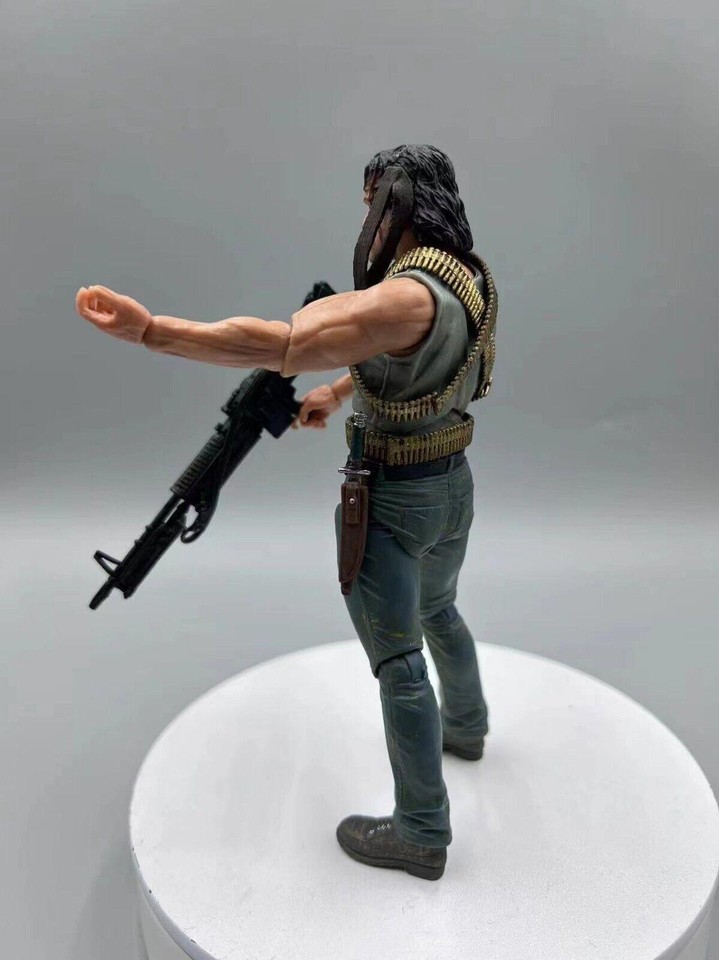 Neca Rambo First Blood John J Rambo 7" Action Figure Set Stallone | eBay