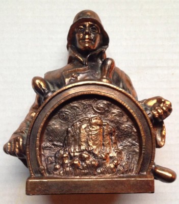 PILOT LIFE INSURANCE COMPANY ADVERTISING COIN BANK, SHIP WHEEL, ART ...