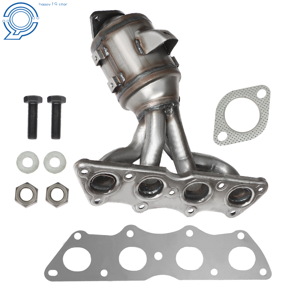 Exhaust Manifold w/ Catalytic Converter for Hyundai Accent Kia Rio ...