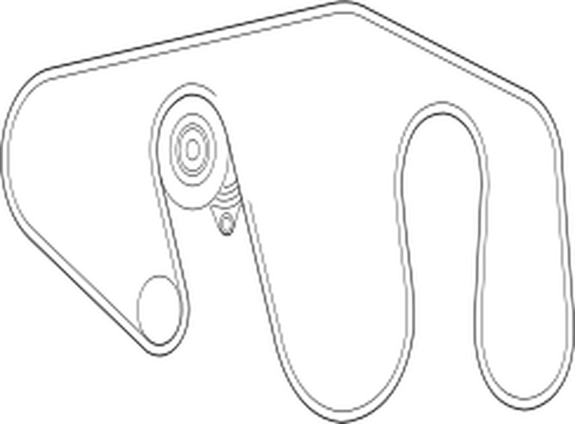 11720-7S00A Nissan Belt-fan & alternator 117207S00A, New Genuine OEM ...