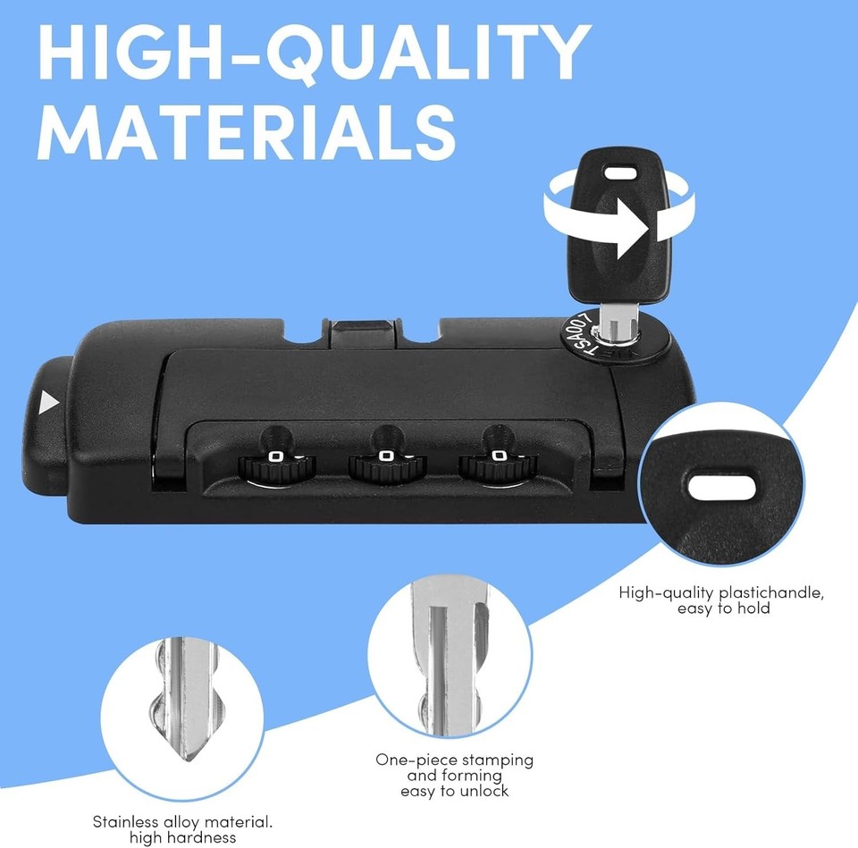 TSA Key，Travel Sentry Approved 007 002 Universal Lock Key Master Black ...