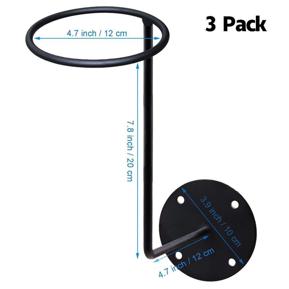 Motorcycle Accessories, 3 Pack Helmet Hanger Helmet Holder Rack Wall ...