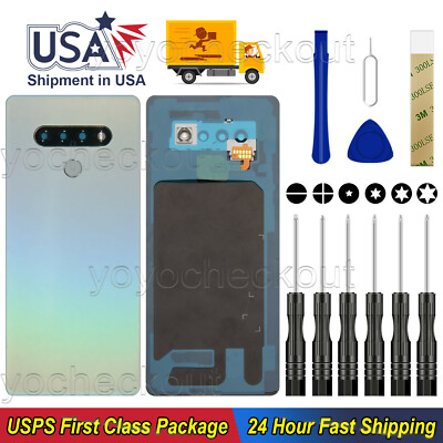 for LG Stylo 6 Q730 LM-Q730 LMQ730 Battery Glass Back Cover Door ...