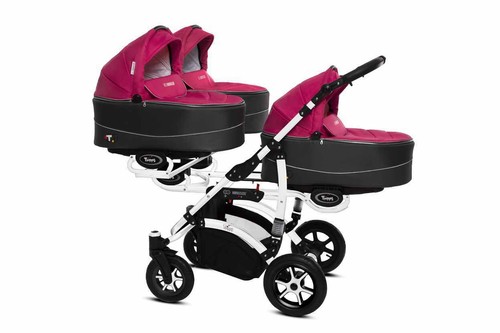 Trippy PREMIUM 2 in 1 Triple Pram Pushchair Width only 85cm Slim ...