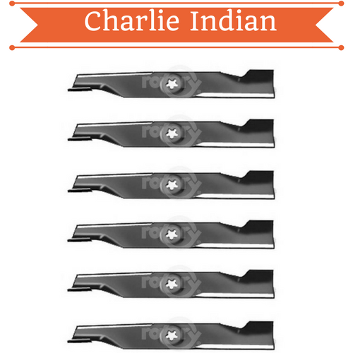 6 Pack 48" Blade Set Fits Craftsman Sears AYP Husqvarna 180054 ...