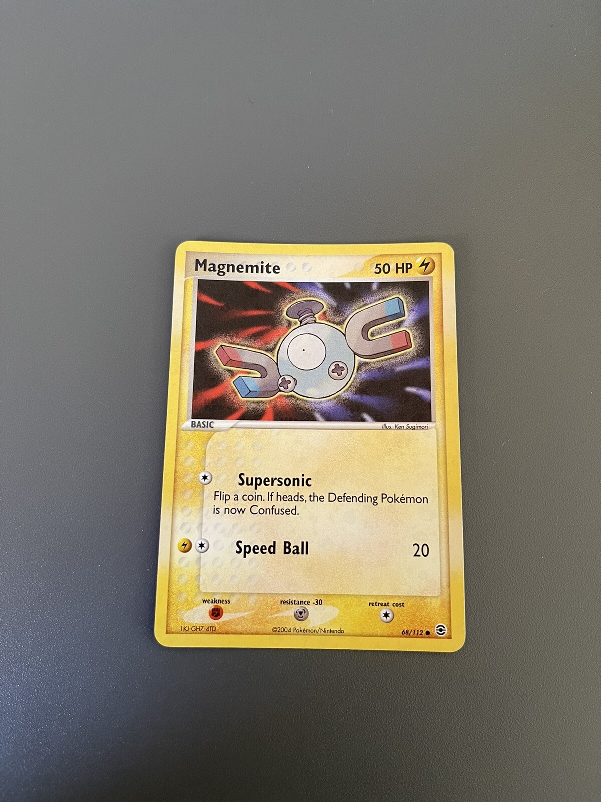 Magnemite 64/112- Reverse Holo Pokémon Card - EX Fire Red And Leaf ...
