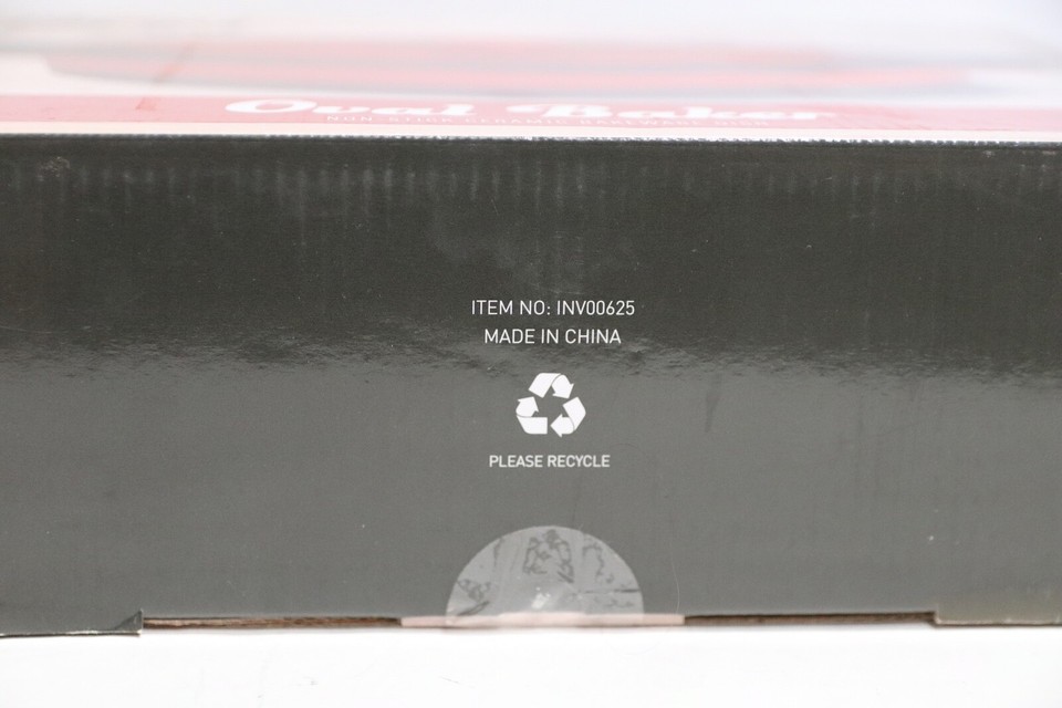 Parini Cookware Non Stick Ceramic Bakeware Dish Oval Baker 10” Red | eBay