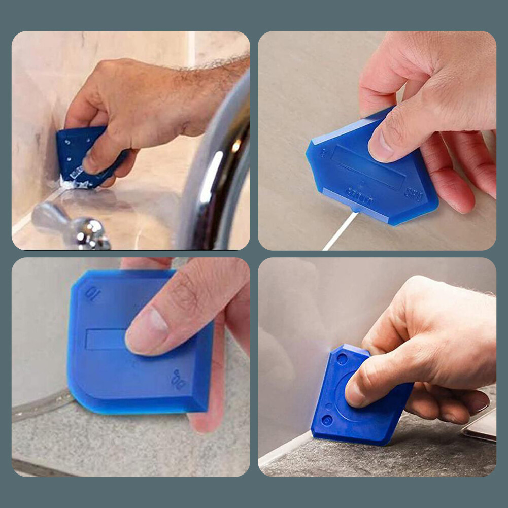 Floor Kitchen Scraper Kit Metal Ball Squeegee Bathroom Corner Grout ...