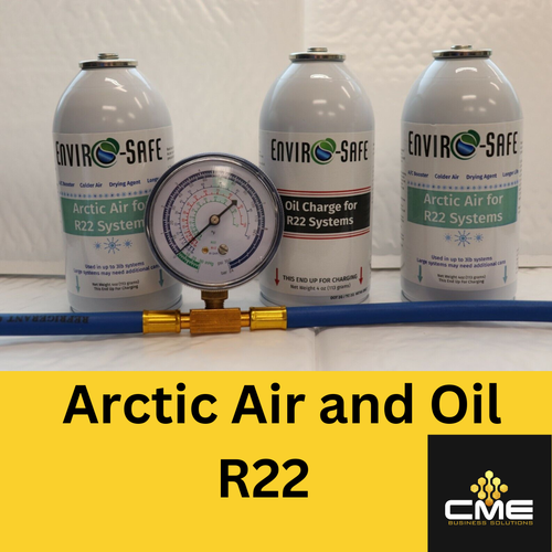Envirosafe Arctic Air & Oil for R22, AC Refrigerant Coolant Support kit ...