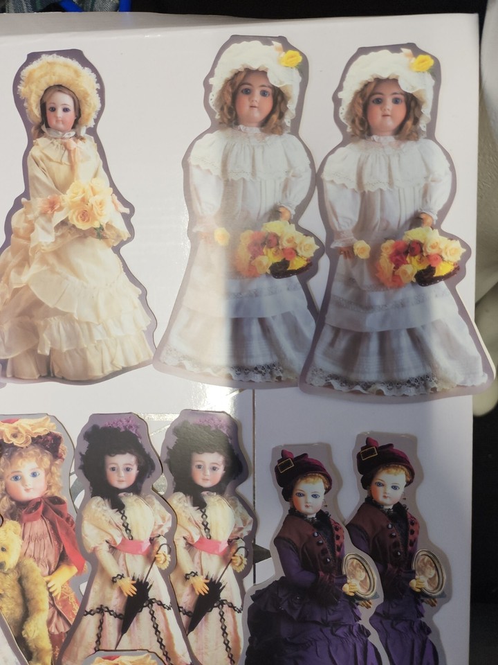 Vintage 1996 Creative Horizons ANTIQUE DOLL Cards 12 BLANK NOTE CARDS ...