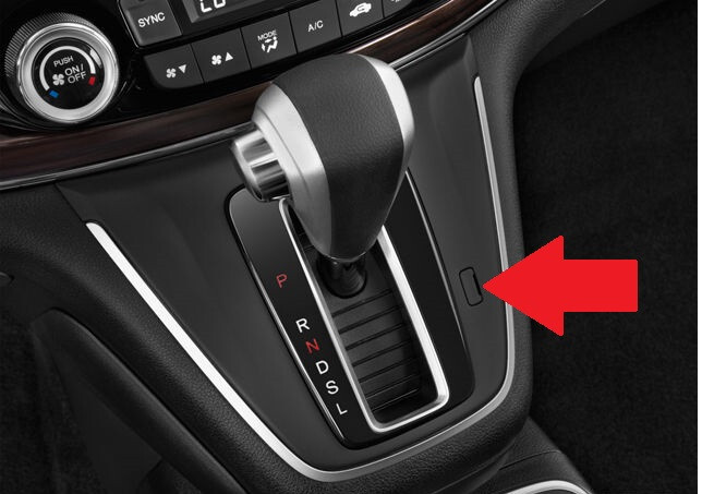 15 - 16 HONDA CR-V A/T SHIFTER LOCK RELEASE BUTTON COVER OEM NEW BLACK ...