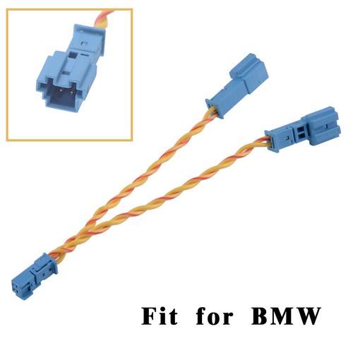 Speaker Stereo Connector Adapter Wiring Cable Splitter 2 Pol For BMW Y ...