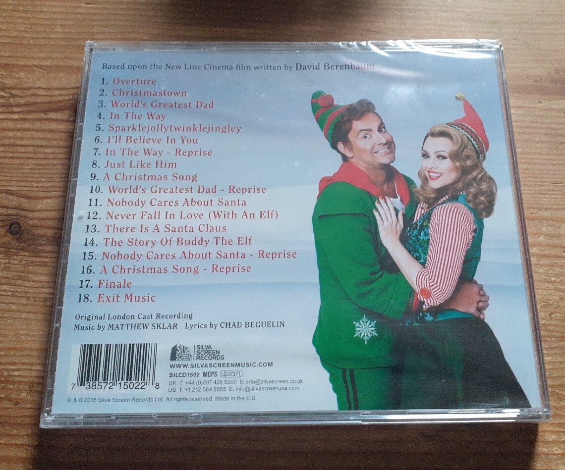 Elf%3A+The+Musical+by+Original+London+Cast+%28CD%2C+2015%29 for sale ...