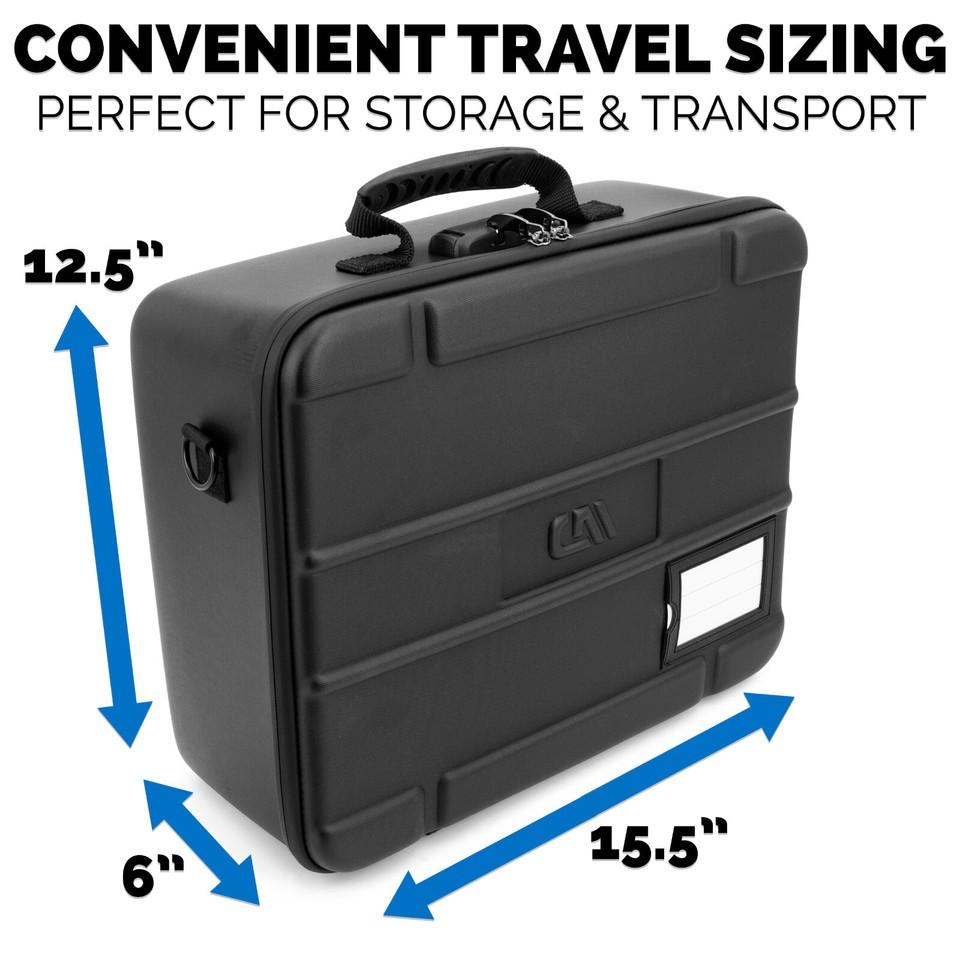 CASEMATIX 144-Slot Mini Storage Case D&D Warhammer Foam Trays Lockable ...