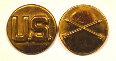 WWII WW2 US Army 1st Special Service Force & US Enlisted Collar Discs ...