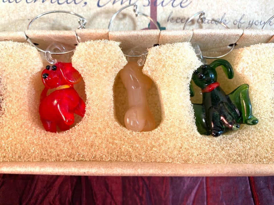 Meadowsweet Drink Markers Dog Doggy Doggie design Beverage for wine ...