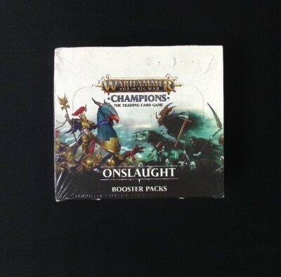 WARHAMMER AGE OF SIGMAR CHAMPIONS ONSLAUGHT BOOSTER BOX SEALED | eBay