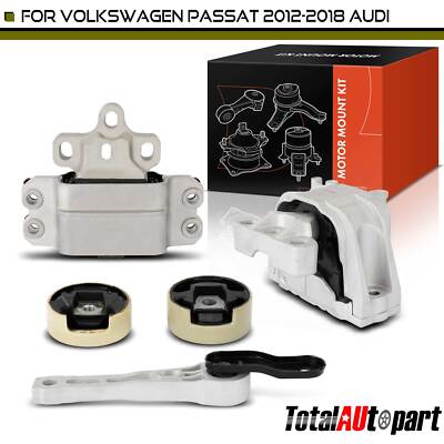 5x New Engine Motor Mount & Transmission Mount for Volkswagen Passat 12 ...