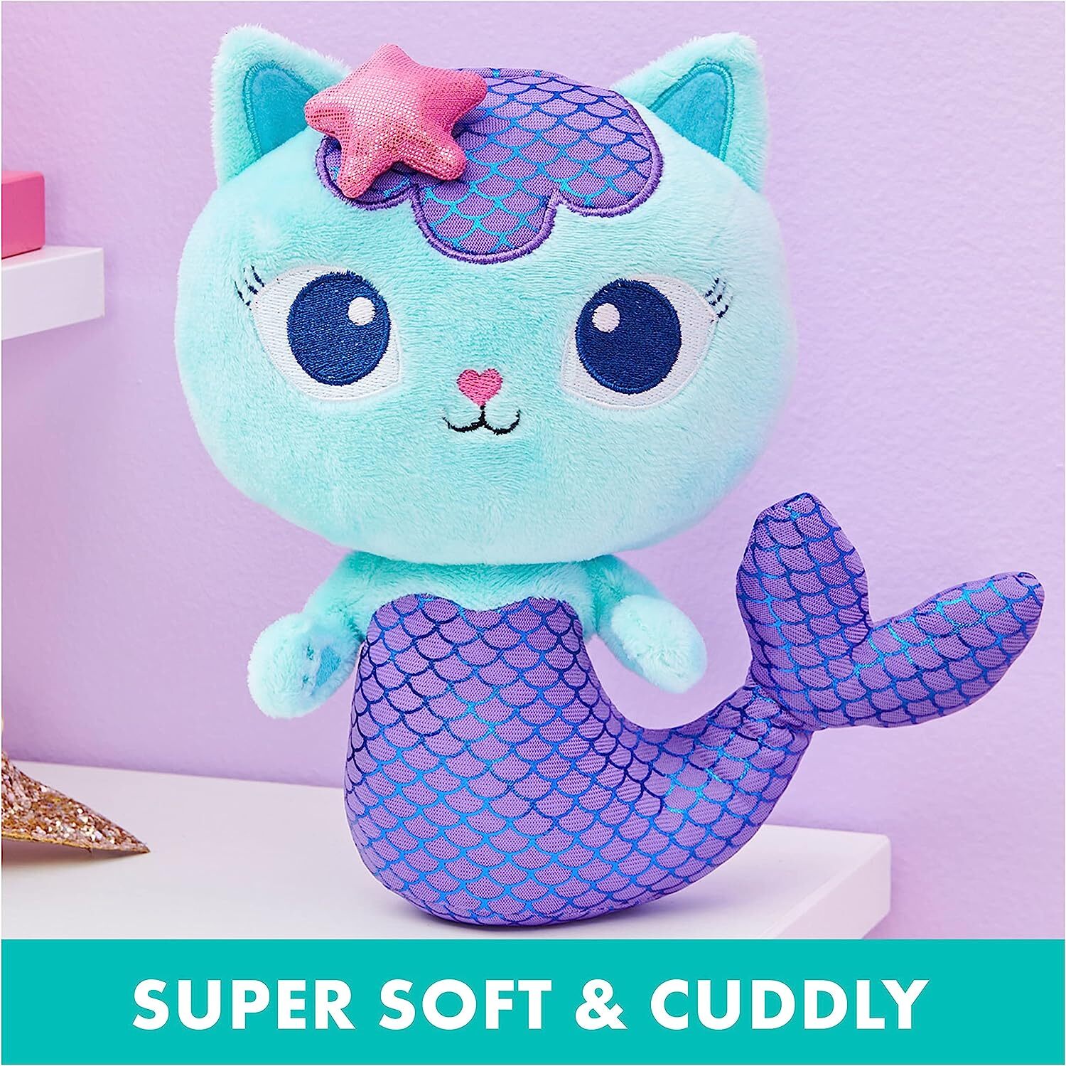 Gabby's Dollhouse Plush Toy Pandy Paws Kitty Fairy Cakey Cat Mercat Kid ...